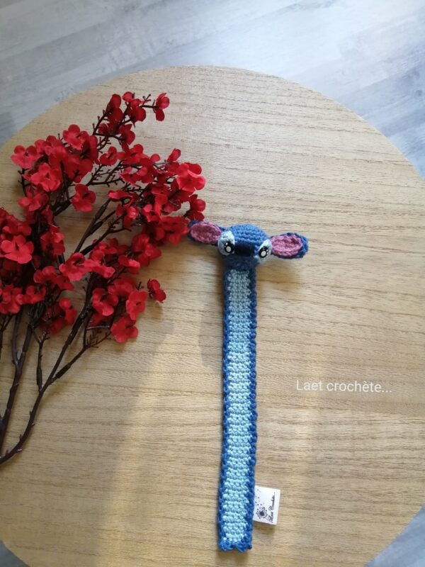 Marque page "STITCH" - Laet-Crochète